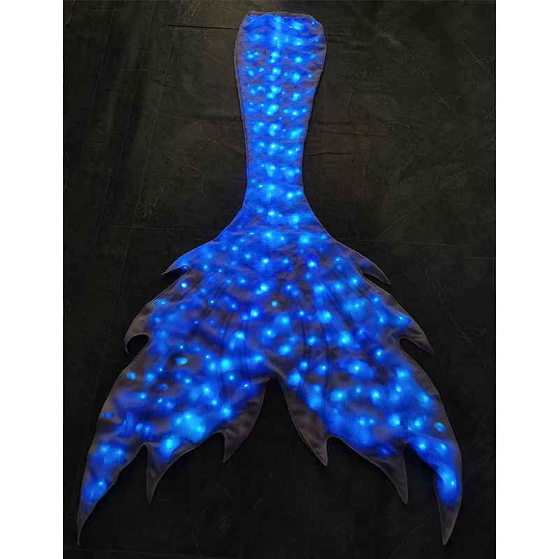 LED-Light-Mermaid-Skin-Tail-Up-Fish-Tail-Dress-Photo-Shooting-Underwear ...