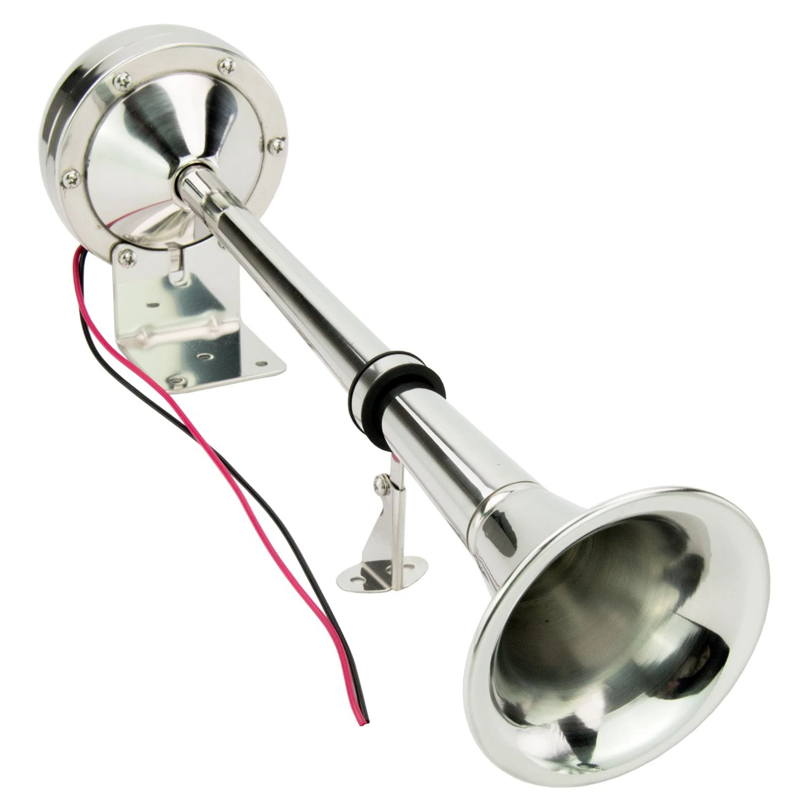 12v Single Electric Horn Marine Trumpet 120db Boat Stainless Steel ...