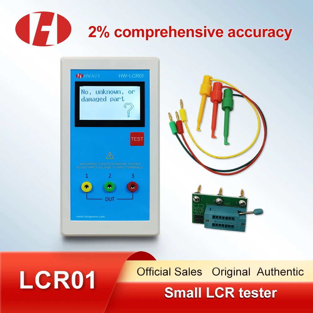 HW-LCR01-TL-200-TR-LCR-ESR-Resistance-Capacitance-Inductance-Tester ...