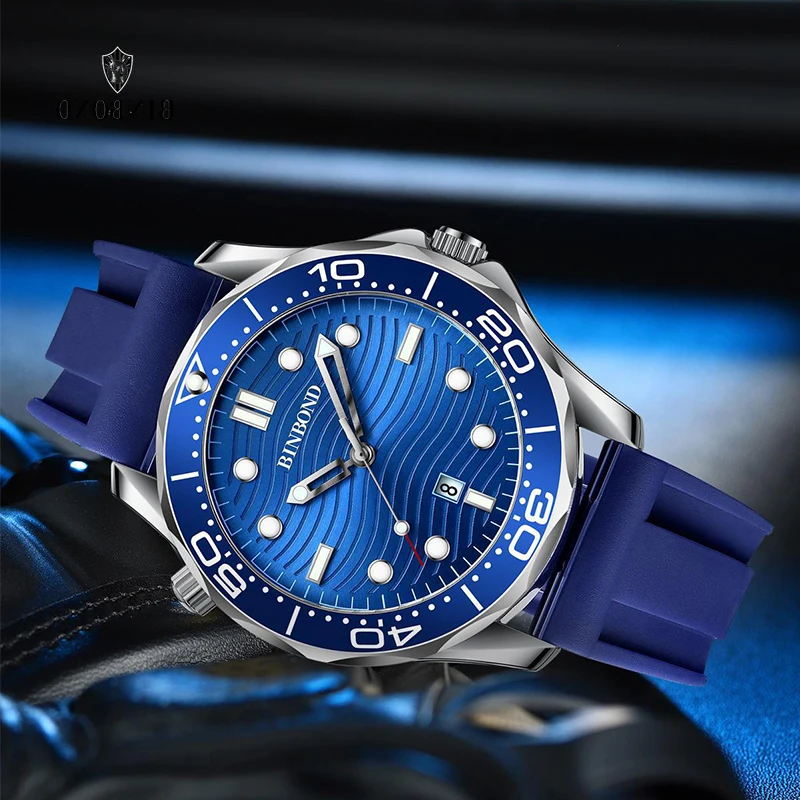BINBOND-B2820-relojes-deportivos-para-hombre-cron-grafo-de-cuarzo ...