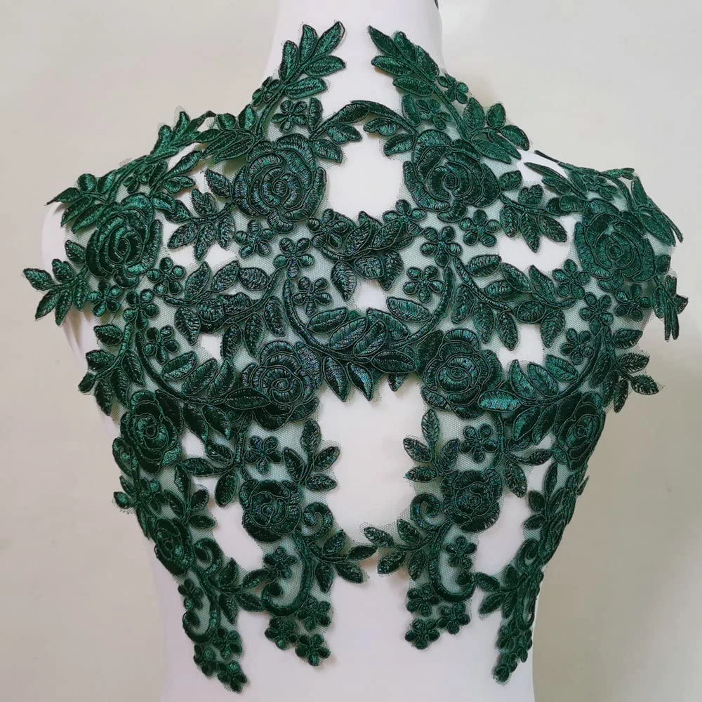 4Pcs Lace Flower Patch Applique Repair Wedding Dress Accessories DIY 36 ...