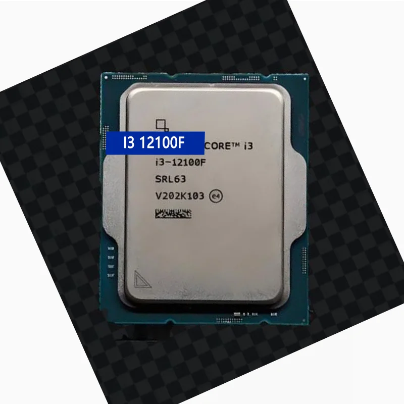Intel Core i3 12100F 3.3 GHz 4-core 8-thread CPU processor L3 = 12M 58W ...