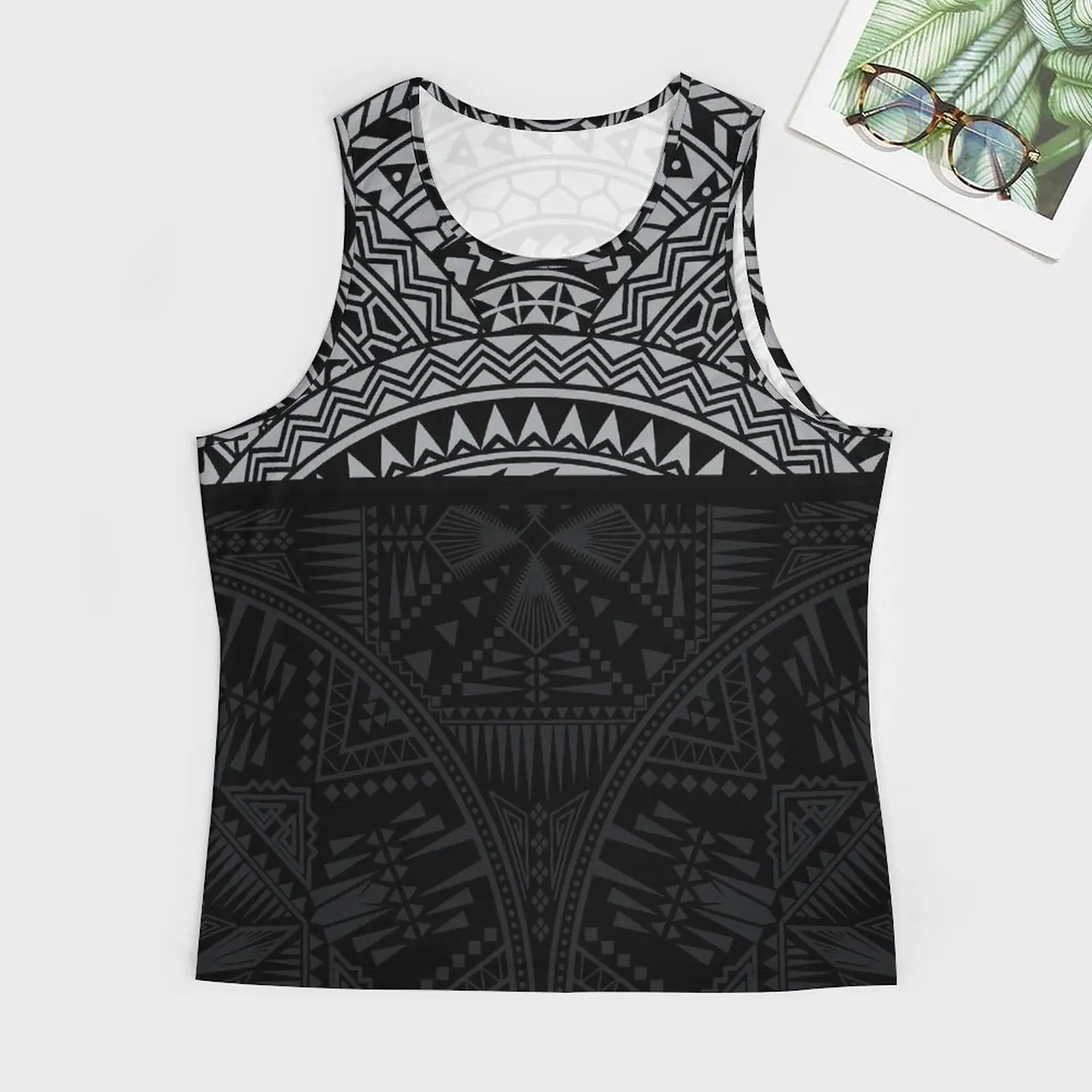 Polynesian Tribal Tank Tops Samoan Men Singlets Island Wear ...