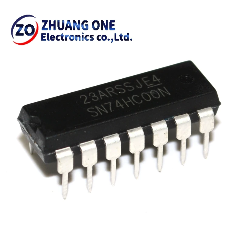 10 Uds SN74HC00N 74HC00 DIP-14 SN74HC02N SN74HC04N SN74HC05N SN74HC08N ...