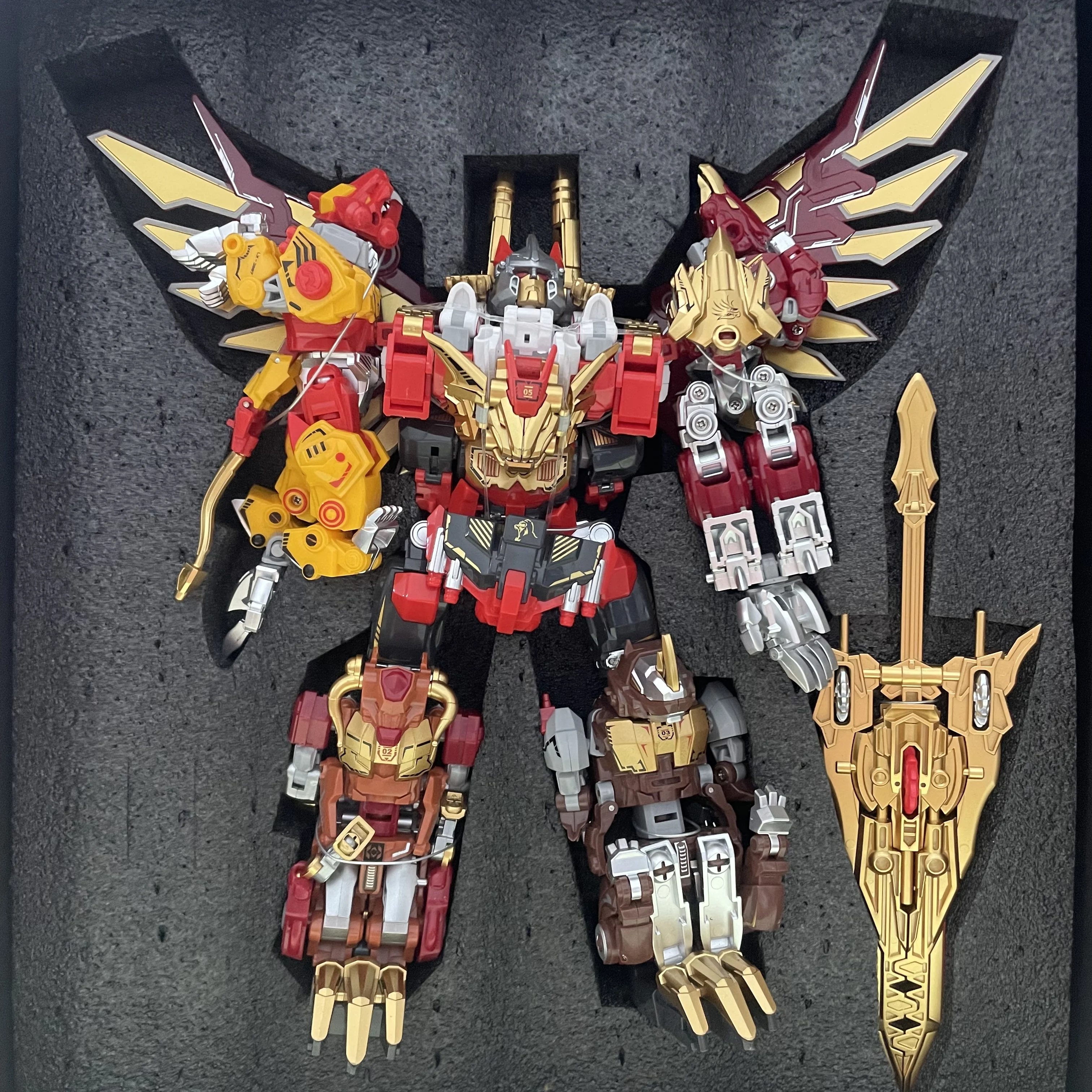 YUEXING Predaking Mechanical Beast No Box Robot Transformation 26CM ...