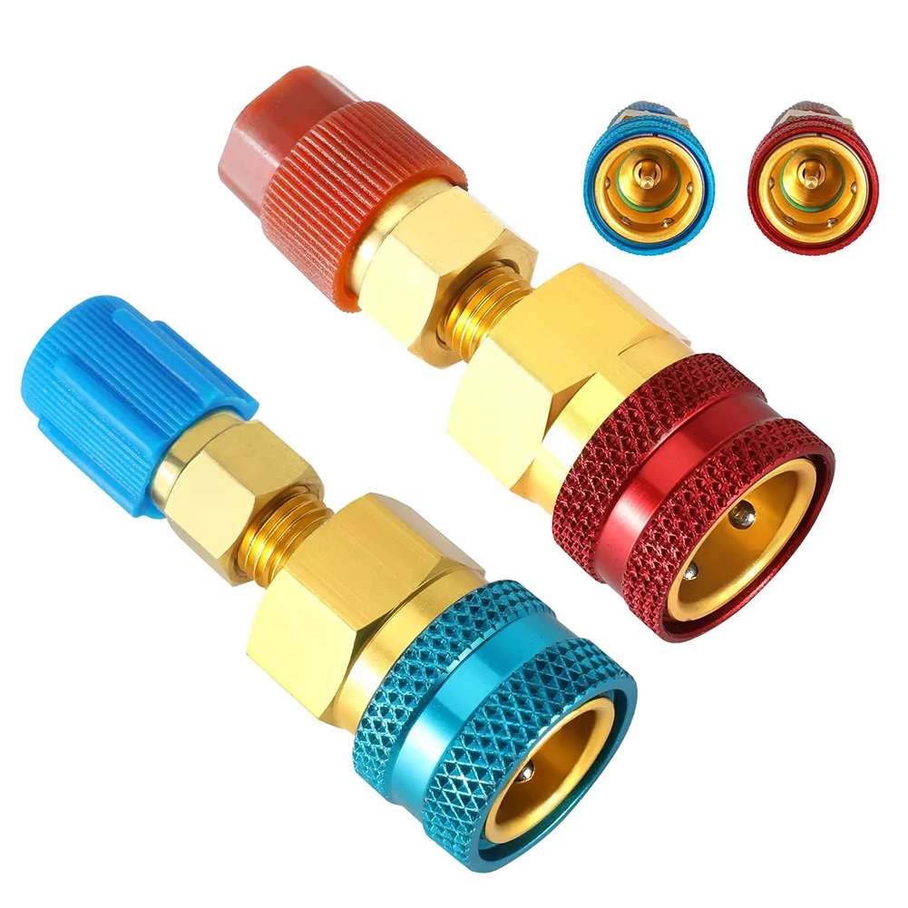R1234YF-To-R134A-Adapter-Kit-Quick-Couplers-High-Low-Side-Conversion ...