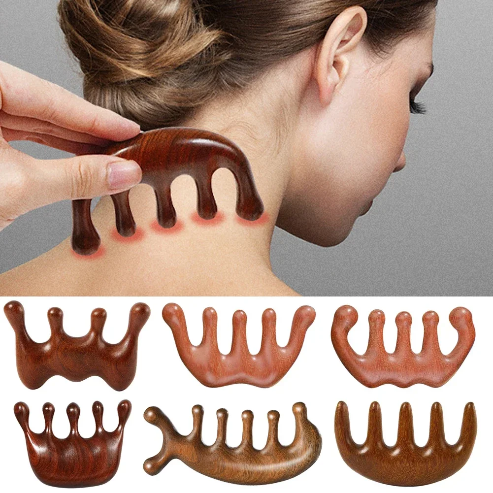 Sandalwood-Hair-Comb-Anti-static-Styling-Tool-Scalp-Relax-Acupoint ...