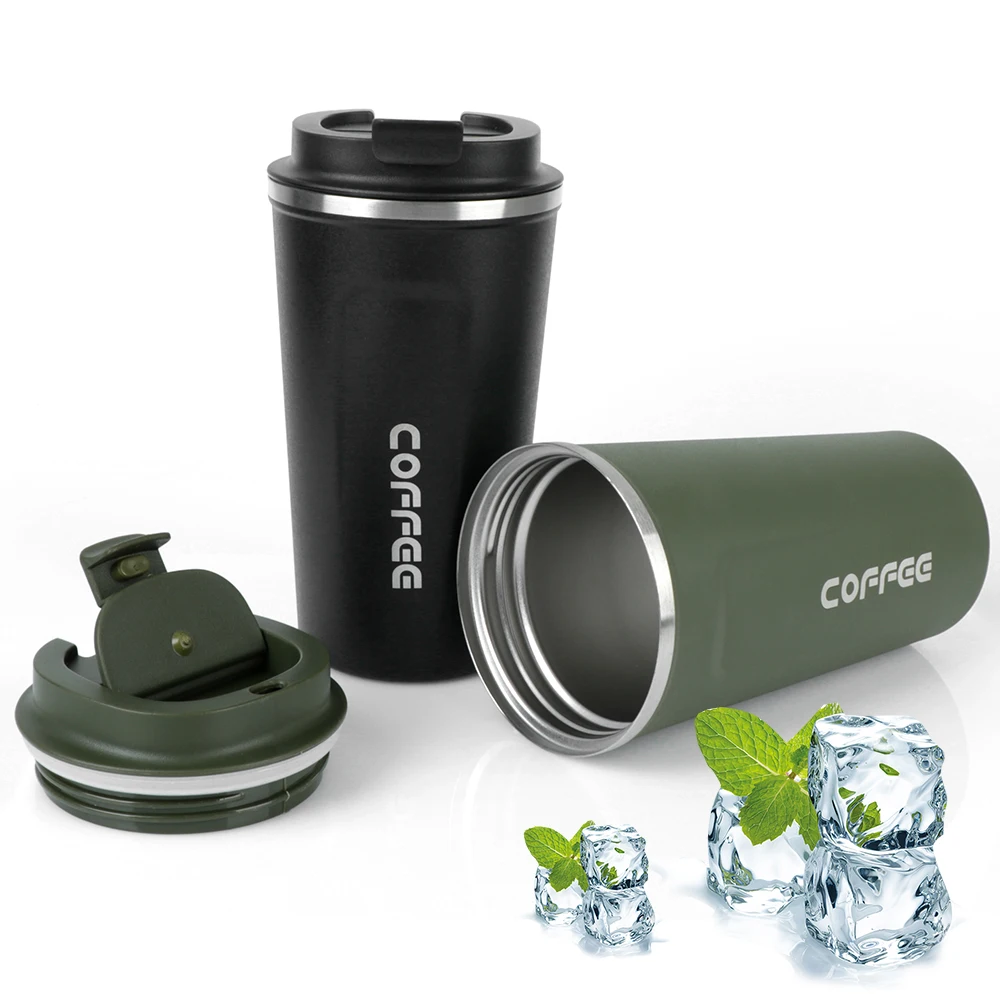Thermo Cafe Double Stainless Steel Coffee Mug for Tea Water Coffee 380 ...
