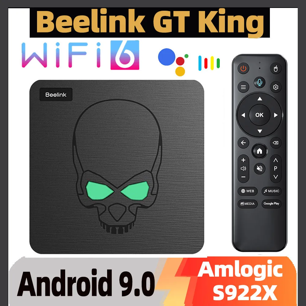 Beelink-GT-King-Smart-TV-Box-Android-9-Amlogic-S922X-Quad-Core-4GB-64GB ...