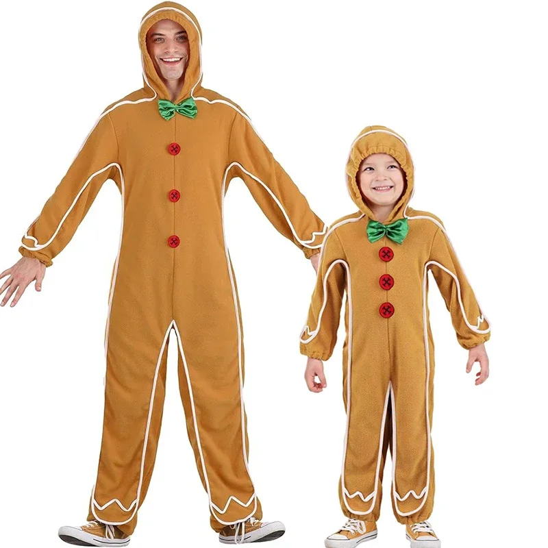 Men Gingerbread Cookie Jumpsuit Girl Boy Kid 2025 New Arrival Christmas ...