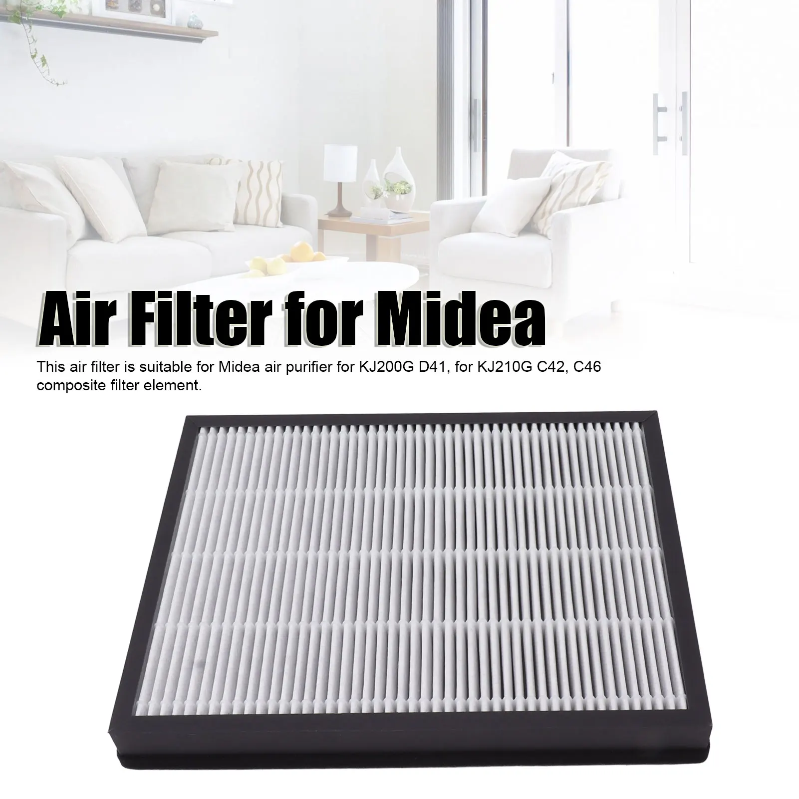 Air Purifier Filter Dust Odor Pollen Removal Particulate Filter for ...