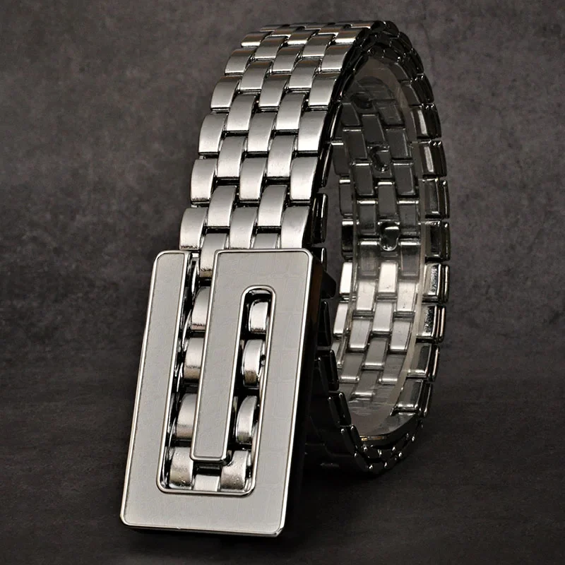 95-150CM-men-s-leather-belt-Stainless-steel-self-defence-Fashion-trend ...