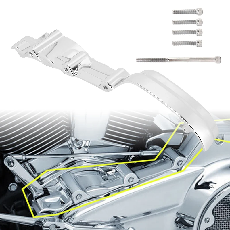 Motorcycle-Chrome-Inner-Primary-Accent-Cover-For-Harley-Touring-Street ...