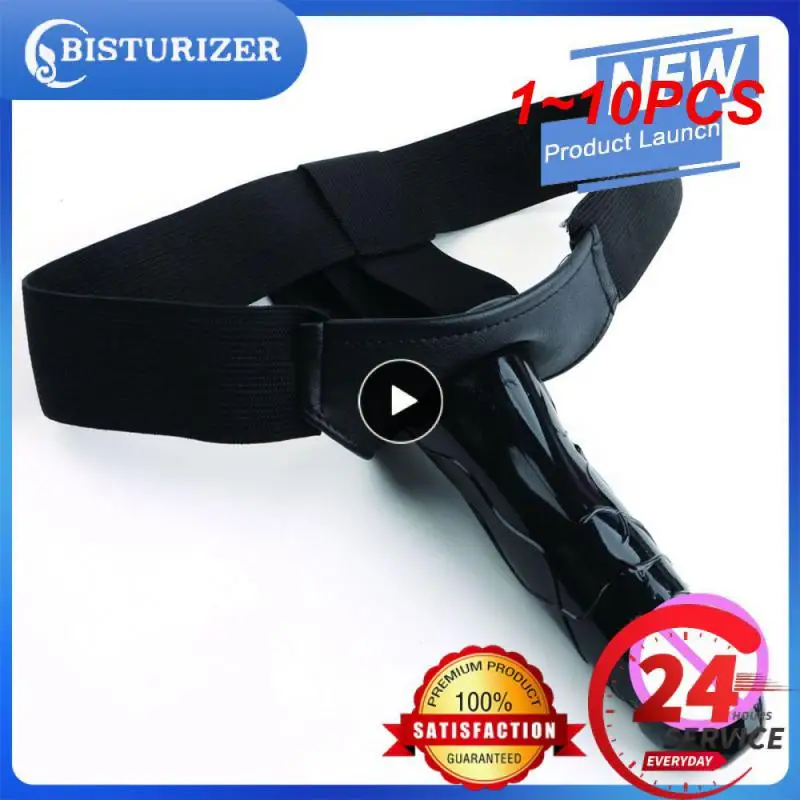 1-10PCS-Men-Strap-On-Dildo-Panties-Wearable-Hollow-Penis-Lengthen ...