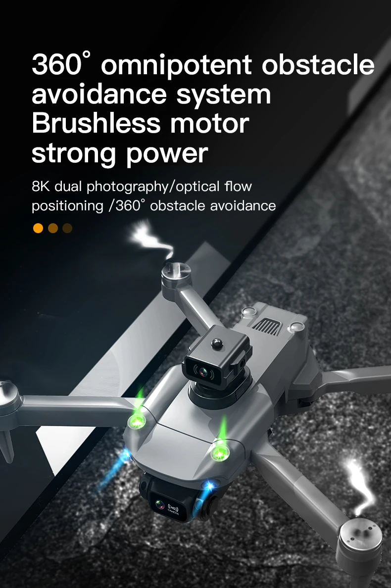 Carbone-8K-GPS-3B-KBDFA S11 Pro Professional Drones Dual HD Camera HD ...