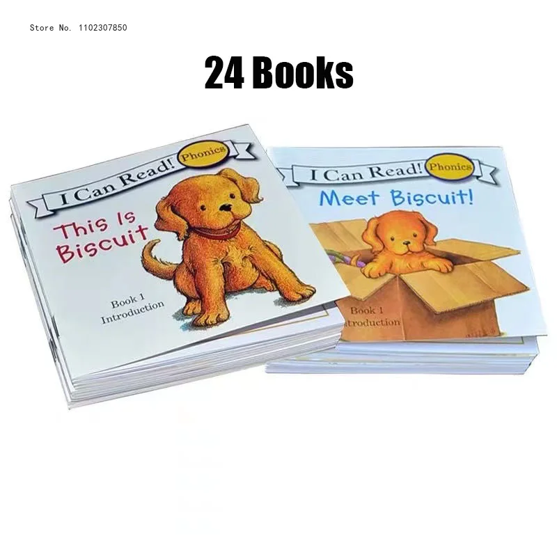 24Books-Biscuit-Series-Phonics-English-Picture-Books-I-Can-Read-For ...