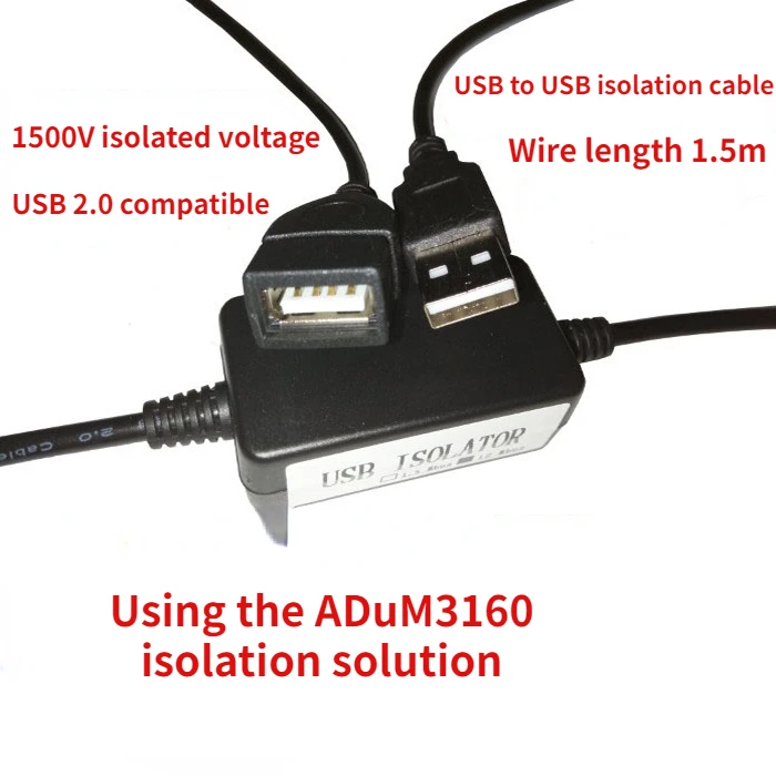 Usb-usb-Isolation-Cable-1-5m-USB-Isolator-ADUM4160-ADUM3160-Full-Speed ...