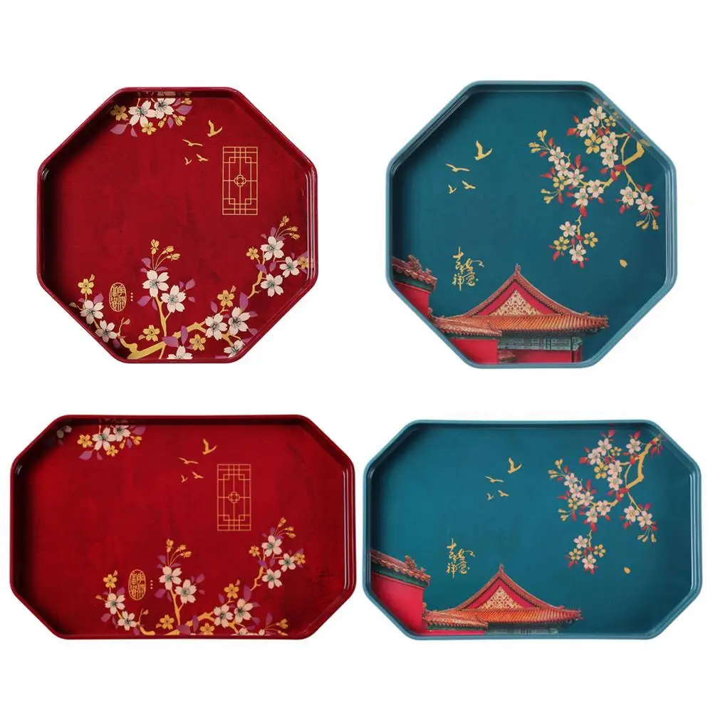 Chinese-Traditional-Tea-Tray-Square-Round-Table-Serving-Tray-Food-Plate ...