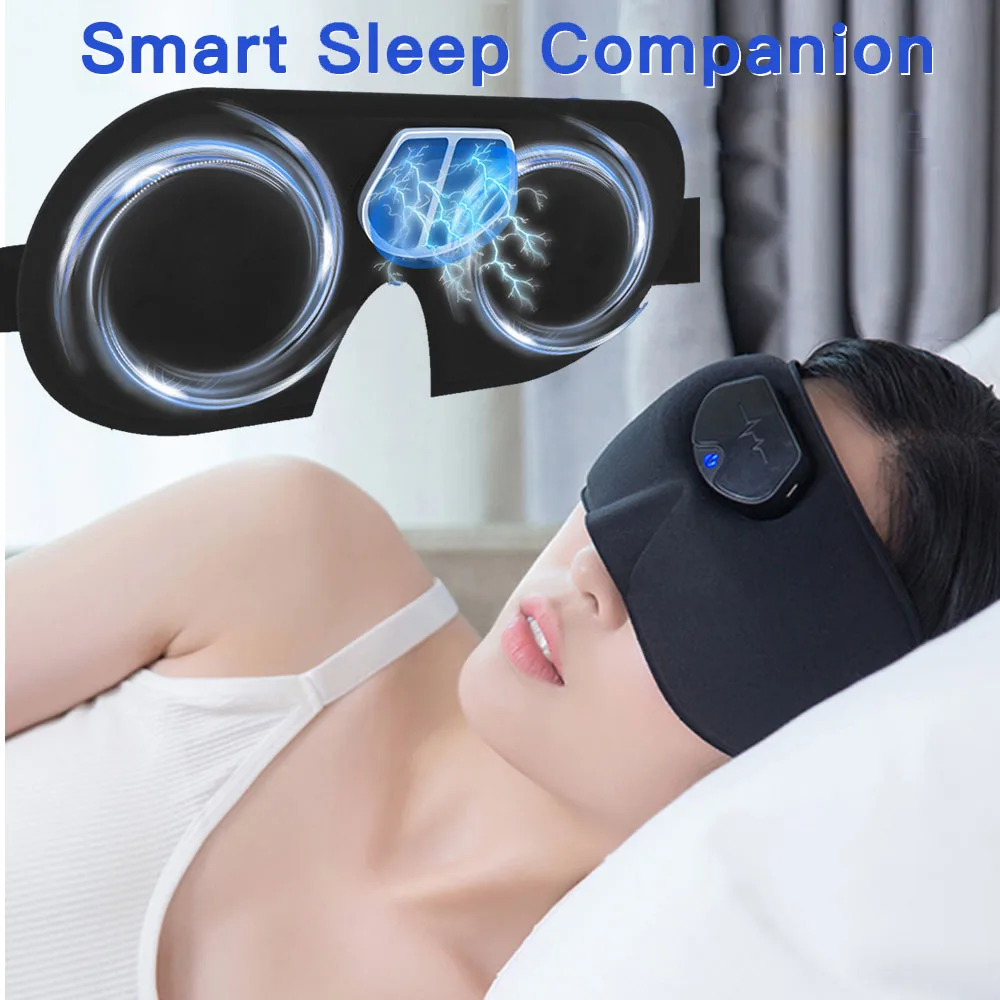 Electric-Pluse-Sleep-Mask-for-Sleeping-Block-Out-Light-Soft-Slee-Aid ...
