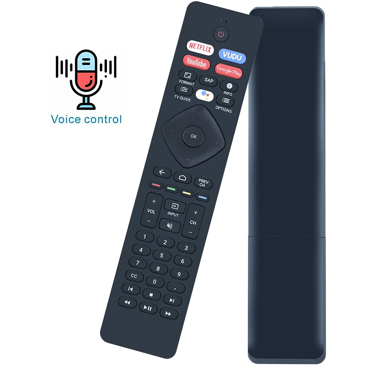 Voice-Remote-Control-For-Philips-43PFL5704-F7-50PFL5604-F7-65PFL5604-F7 ...