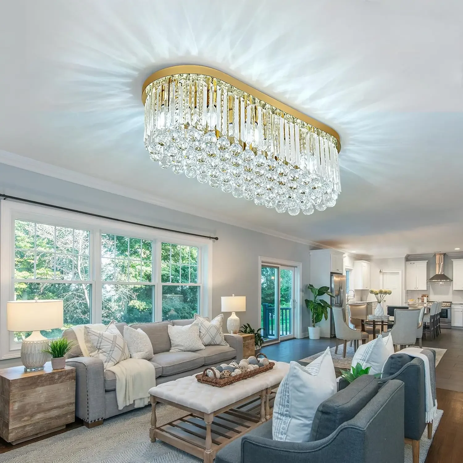 Modern-Crystal-Ceiling-Lights-For-Bedroom-Dining-Living-Room-Aisle ...