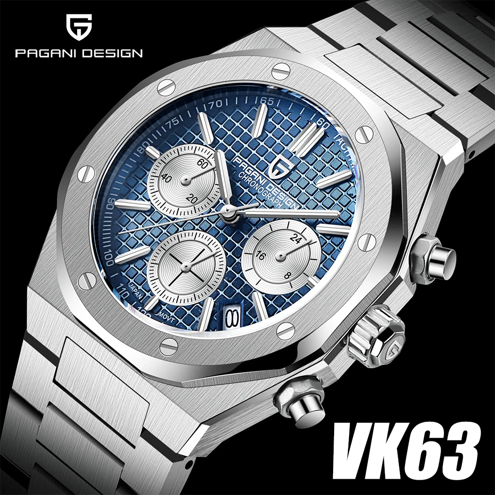 PAGANI-DESIGN-Luxury-Sports-Men-s-Quartz-Watches-PD1707-VK63-Stainless ...