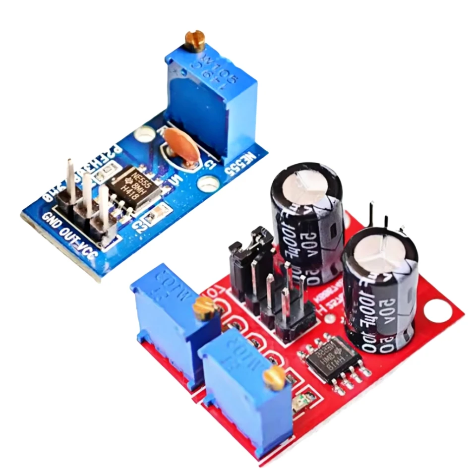 NE555 Pulse Frequency Duty Cycle Adjustable Module Square/Rectangular ...