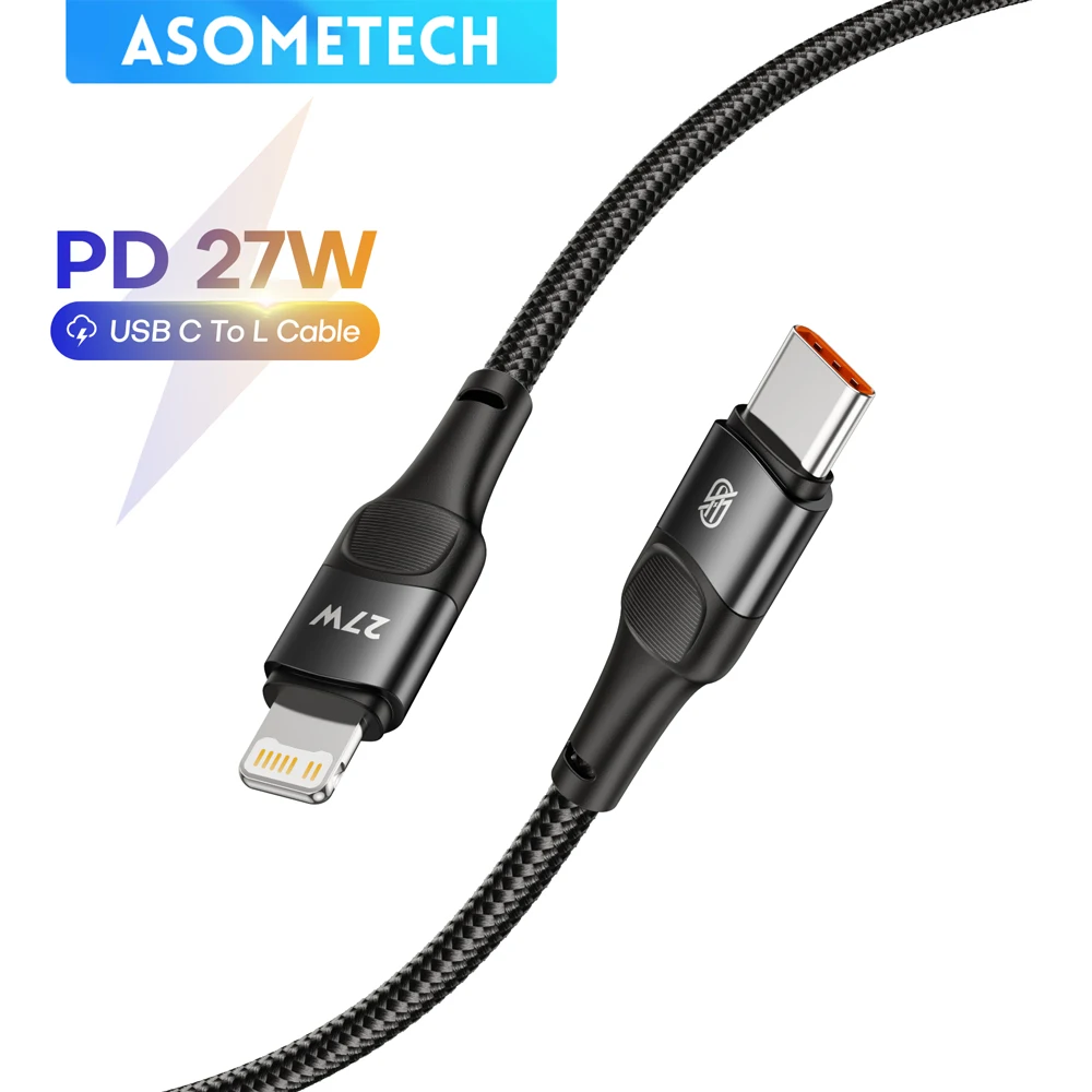 27W USB C To Lighting Cable For IPhone 14 13 12 11 Pro Max XS 8 7 Plus ...