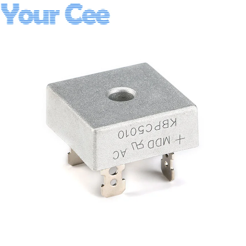 2PCS Original KBPC5010 50A 1000V Square Bridge Silicon Bridge Rectifier ...