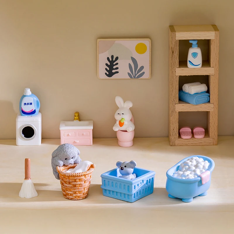 Micro-Landscape-Creative-Bathroom-Objects-Props-DIY-Doll-House ...