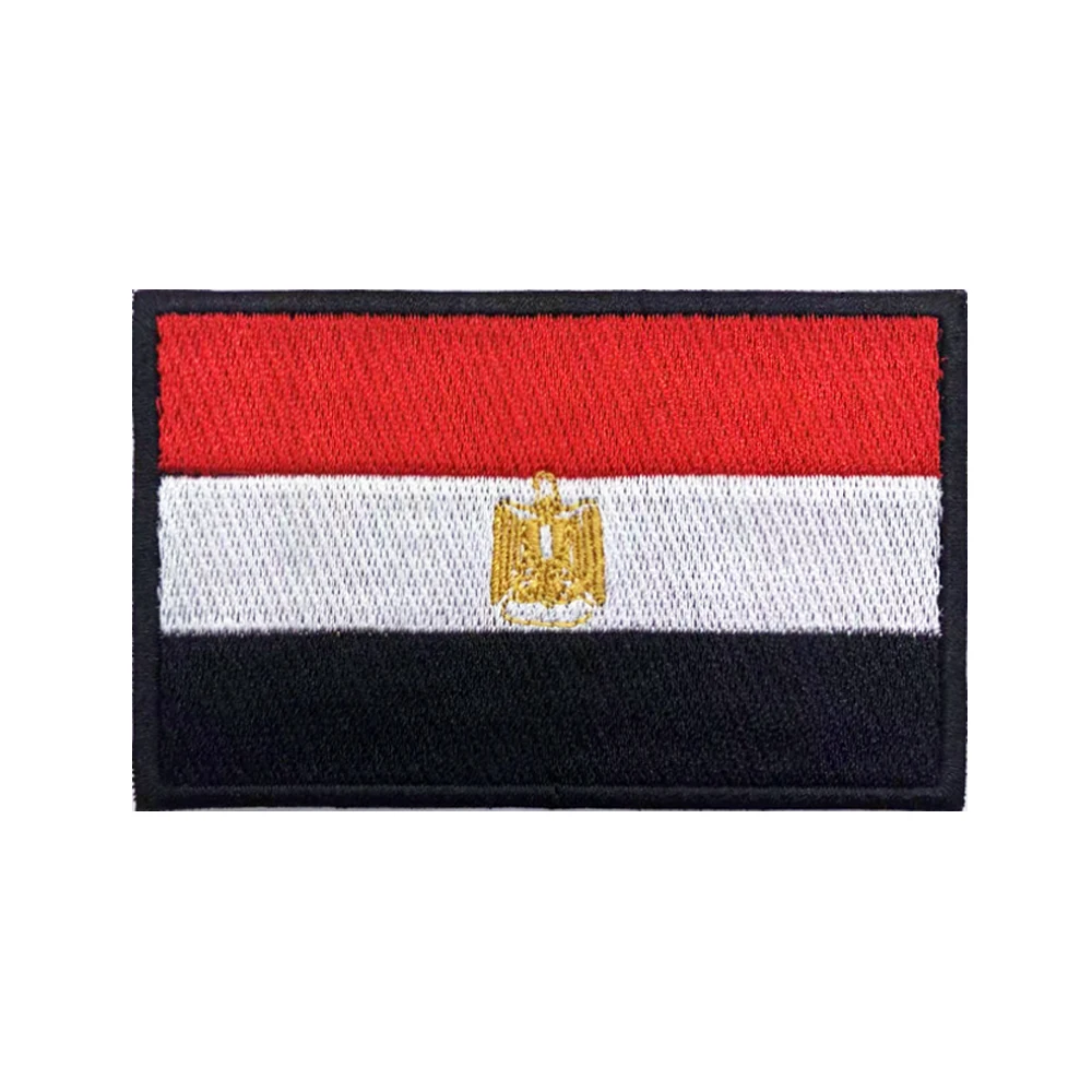 Egypt-Flag-Patches-Armband-Embroidered-Patch-Hook-Loop-Iron-On ...