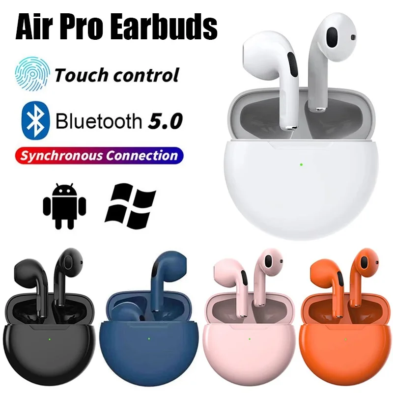 Auriculares-TWS-Pro-6-inal-mbricos-por-Bluetooth-con-micr-fono-9D-est ...
