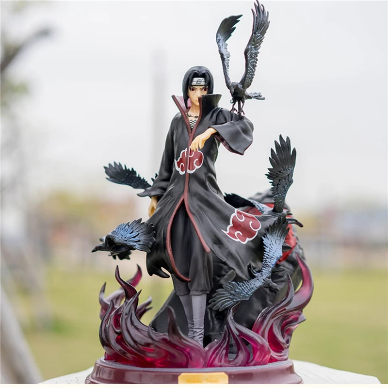 NARUTO Figure Itachi Ninjutsu Standing Battle Anime PVC Figure NARUTO ...