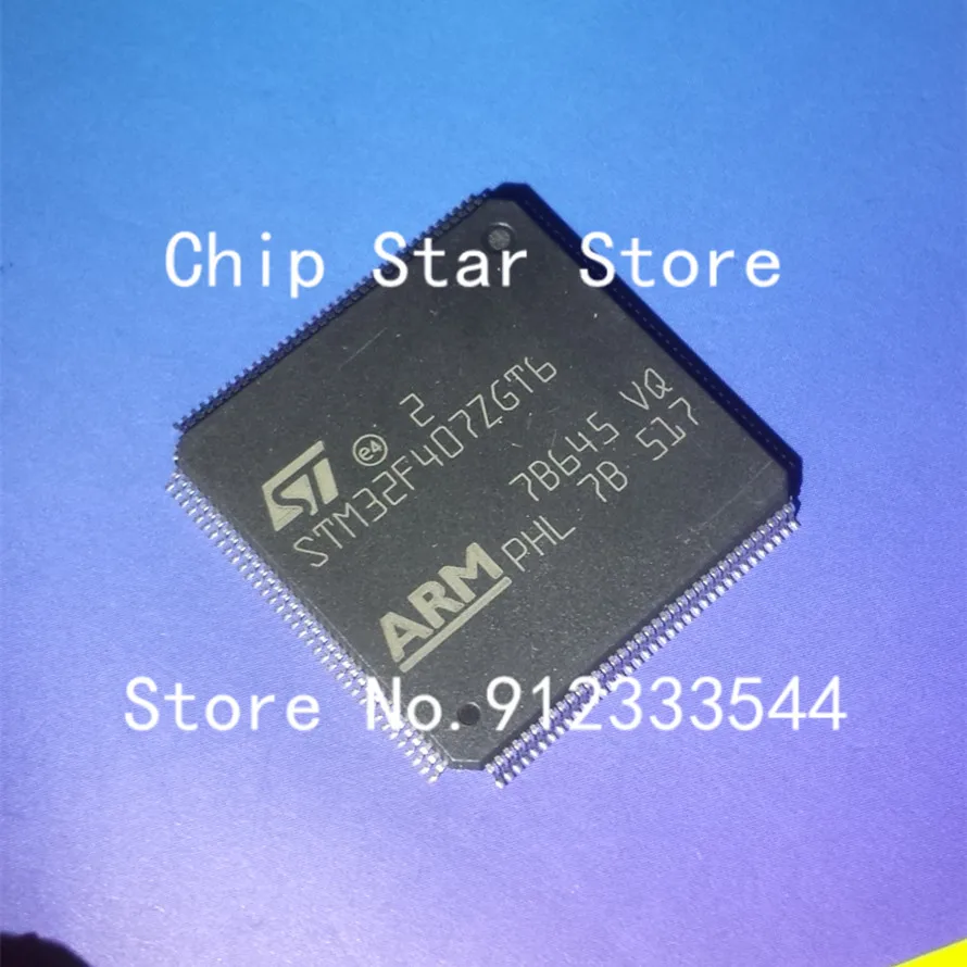 2-10pcs STM32F407ZGT6 STM32F407 LQFP144 ARM MCU Ethernet MAC Camera Interface 100%New And Original