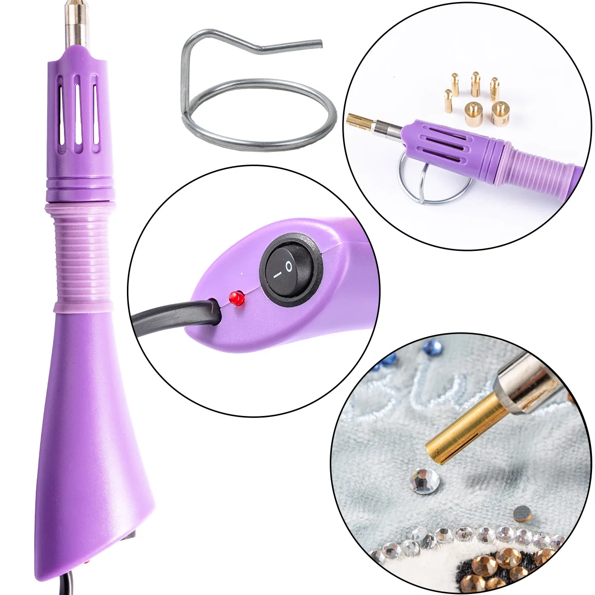 Hot Sale 7210 Pcs/Set Hot Fix Rhinestones Iron-on Wand Strass Hotfix ...