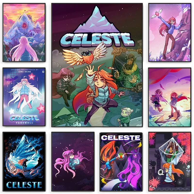 P-ster-de-Anime-Celeste-de-aventura-pintura-en-lienzo-impresi-n-art ...