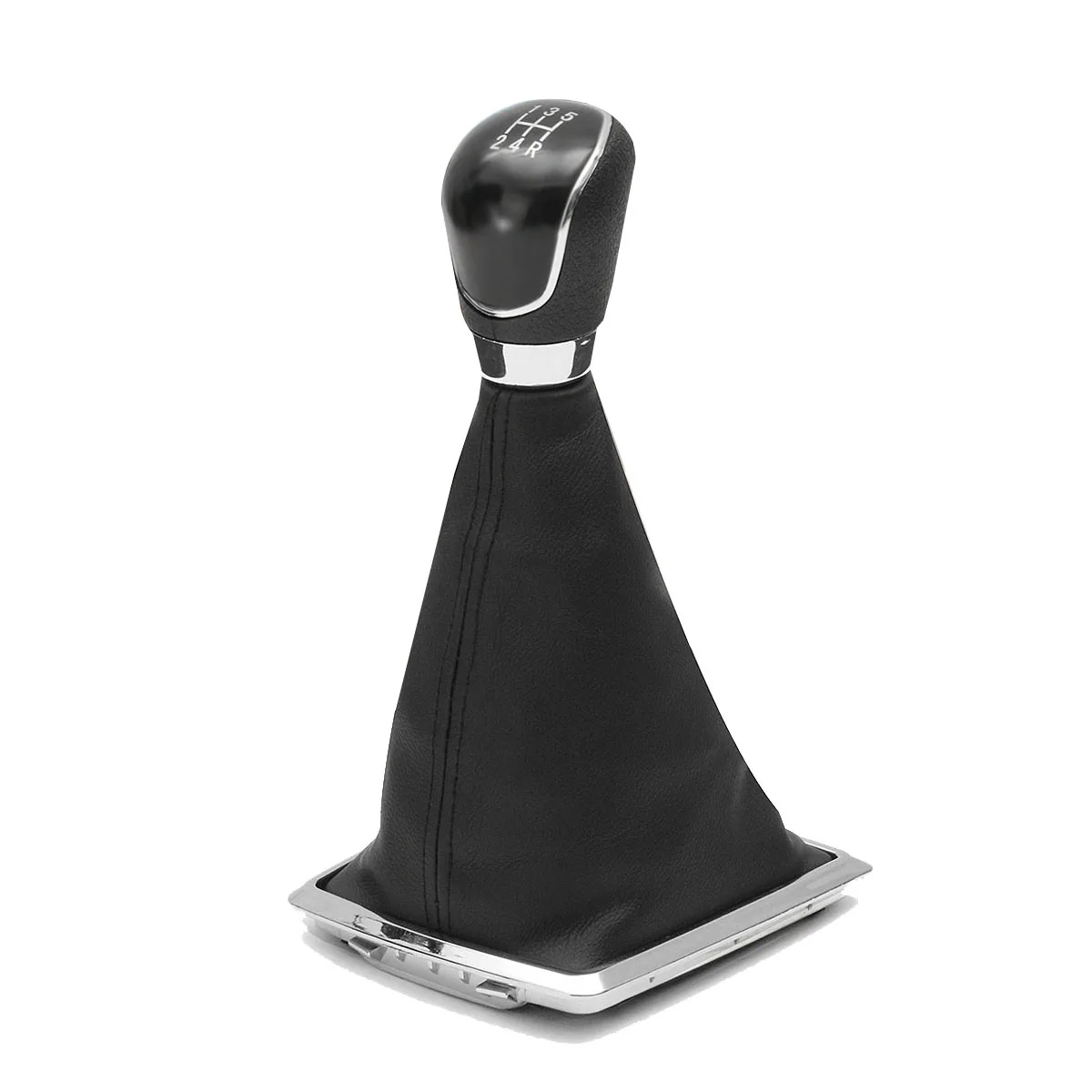 5 Speed Manual Car Gear Shift Knob Shifter Lever Gaiter Boot Cover for