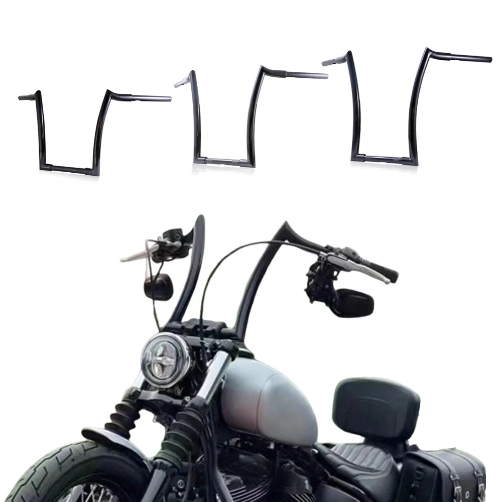 Motorbike-14-16-18-Rise-Handlebars-1-Clamping-Steering-Wheel-for-883 ...