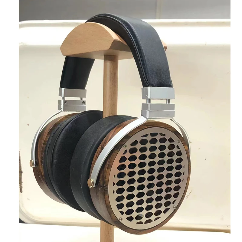 105mm Open Back Headphones Housing Over Ear Headphones DIY Wooden Shell ...