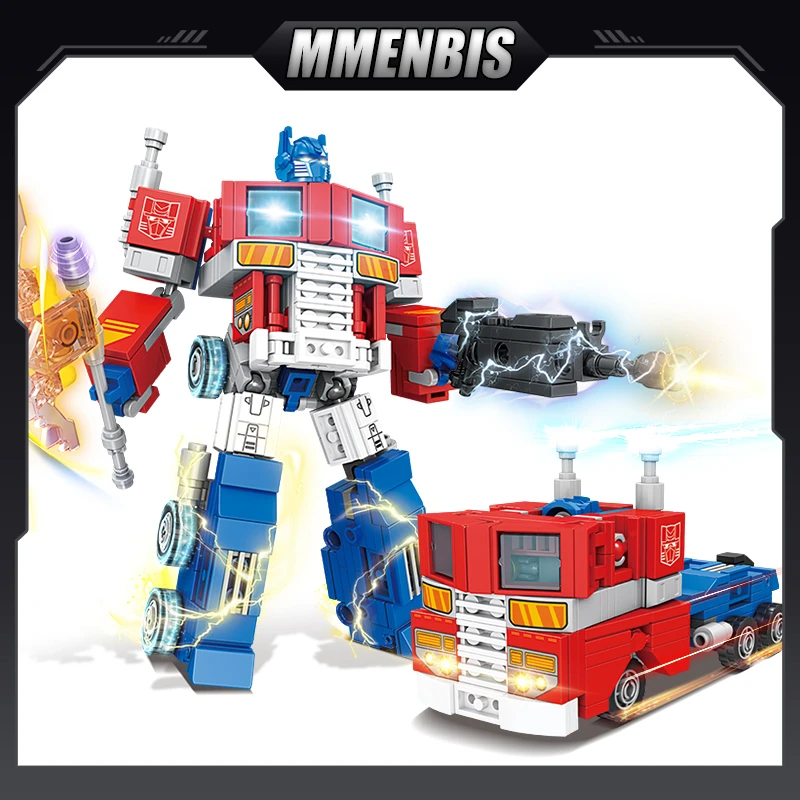 2 In 1 Deformation Robot Building Blocks Sets Bricks Super Transform ...