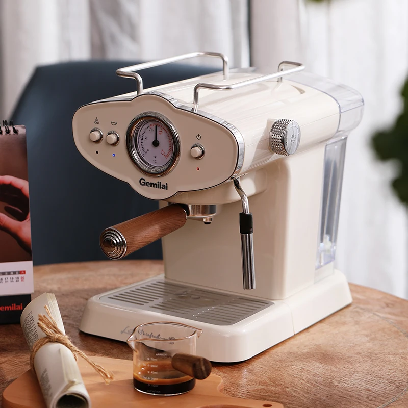 Gemilai-Semi-automatic-espresso-machine-retro-design-coffee-maker ...