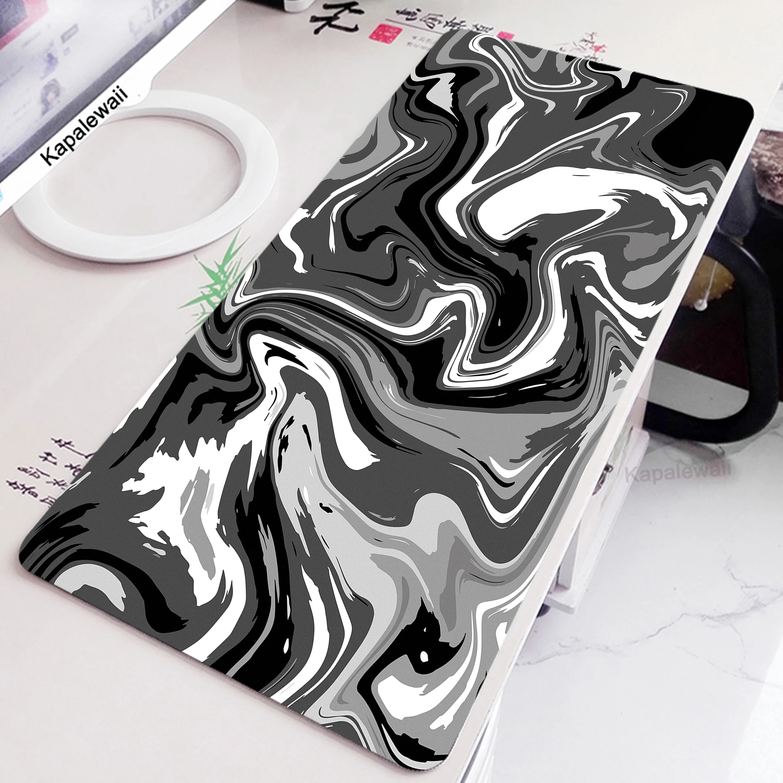 Black-Strata-Liquid-Gaming-Mouse-Pad-Large-Mousepad-Gamer-Mouse-Mat ...