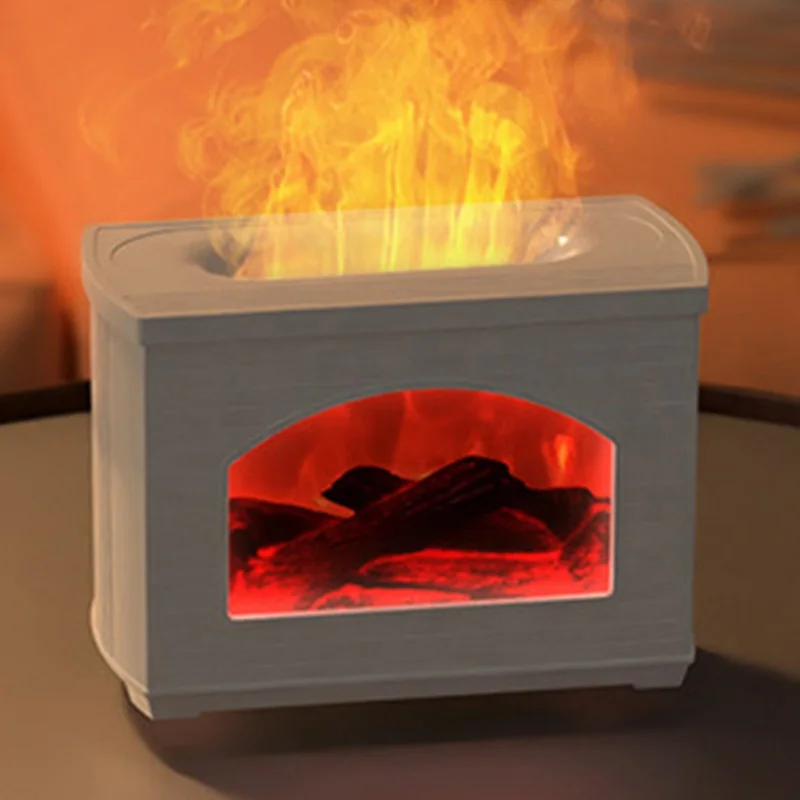 Simulated-Fireplace-Air-Humidifier-Flame-Effect-Electric-Aroma-Diffuser-Aromatherapy-Humidifiers ...