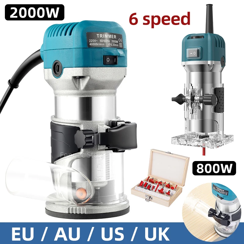 Electric-Trimmer-Router-Wood-Milling-Machine-Woodworking-Laminate ...