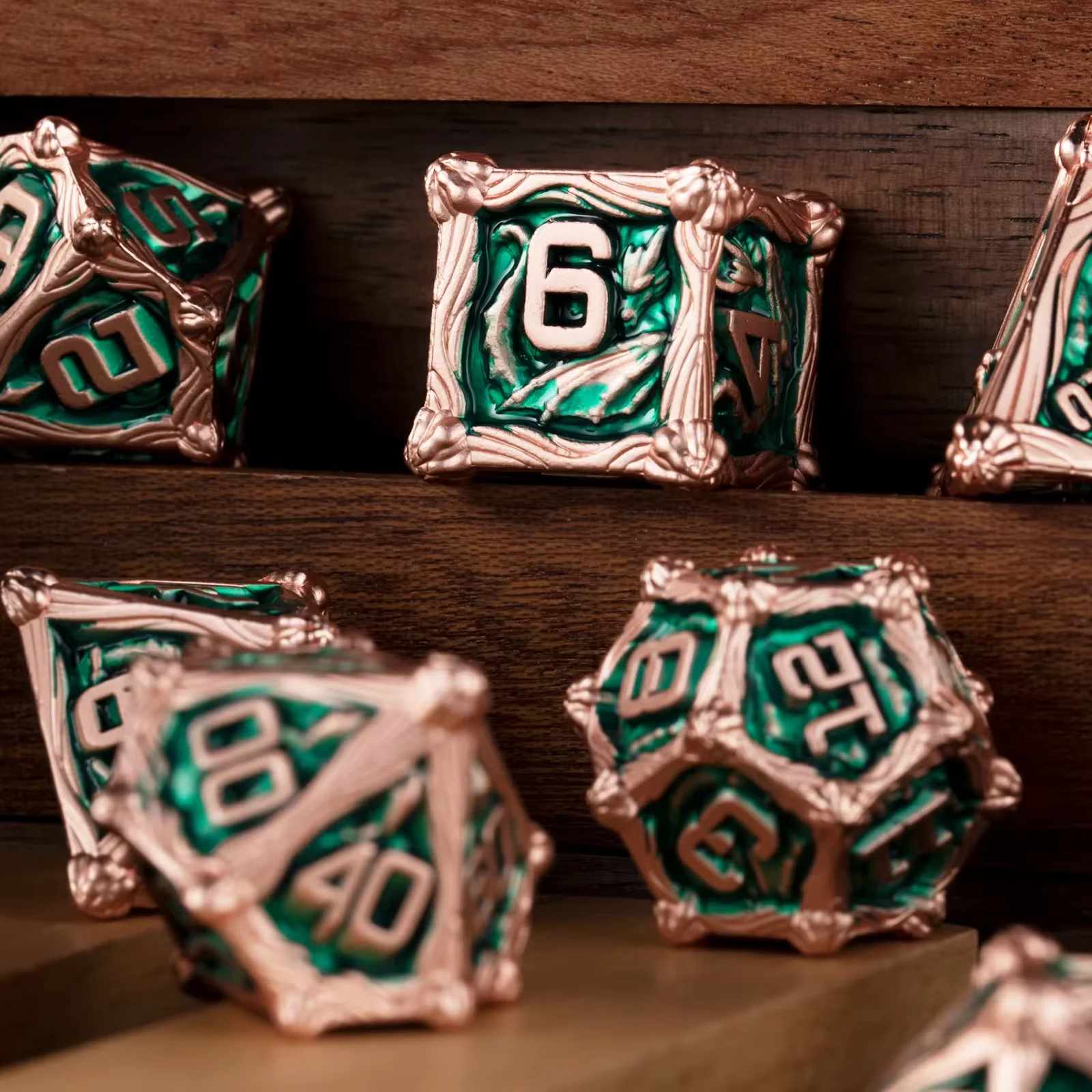 Cool Metal DND Dice Set D&D RPG Dice for Dungeons & Dragon Games role ...