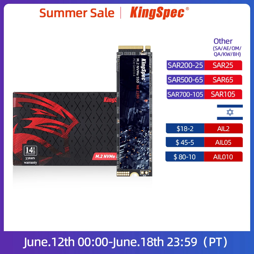 KingSpec M.2 SSD 120/256/512GB/1TB 2TB 하드 드라이브, M2 SSD m.2 NVMe pcie ...
