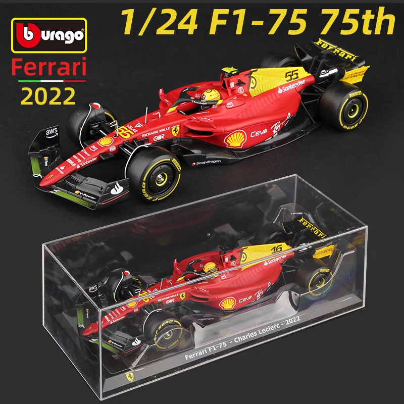 Bburago-1-24-2022-Scuderia-Ferrari-F1-75-Monza-75th-Anniversary-Alloy ...