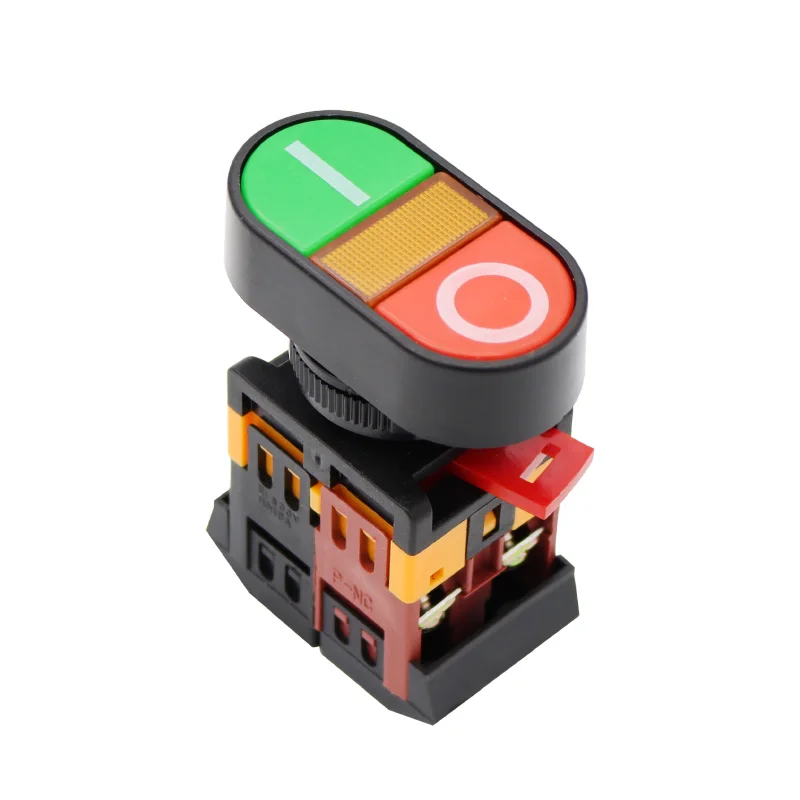 APBB-22N-25N-Start-stop-Double-Pushbuttons-Switch-With-LED-Lamp ...