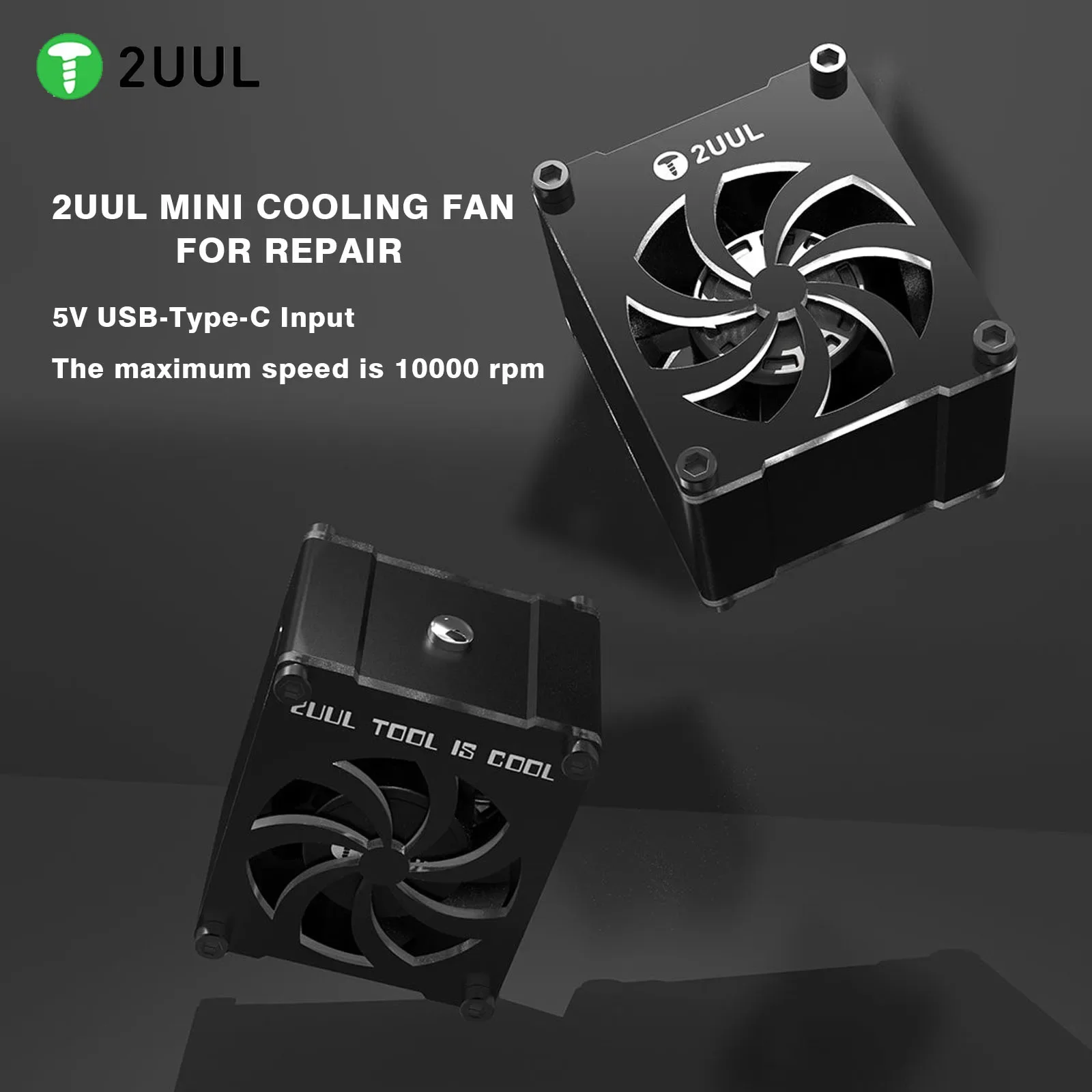2UUL-Mini-Fan-Solder-iron-Smoke-Absorber-5V-Type-C-USB-Input-Charging ...