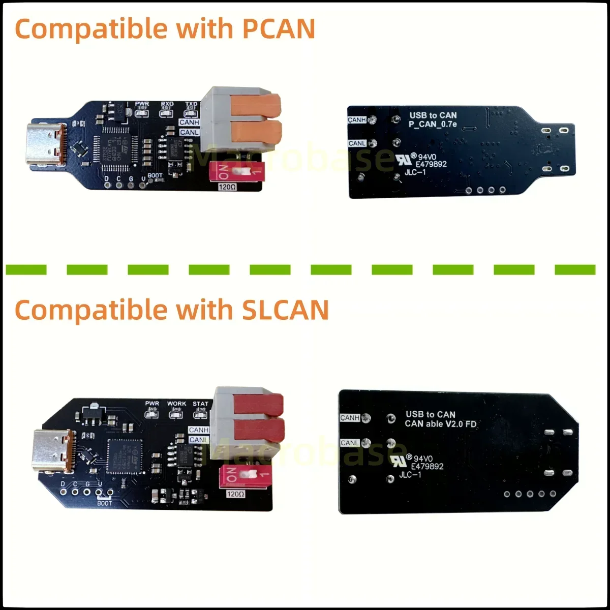 USB-to-CAN-converter-CANABLE-transceiver-debugger-protocol-analyzer ...